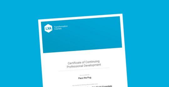 Certificate: Digital Transformation Essentials (DTE)